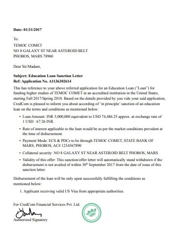 13+ Loan Letter Templates - Google Docs, Word, Pages, PDF