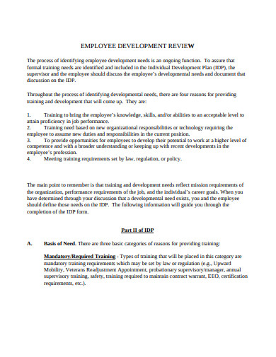 12+ Employee Review Templates in Google Docs | Word | Pages | PDF