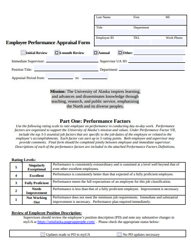 FREE 18+ Appraisal Form Templates in Google Docs | MS Word | Pages | PDF