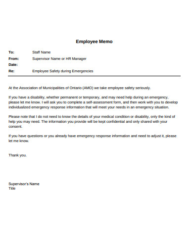 10+ Employee Memo Templates in Google Docs | Word | Pages | PDF