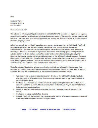 9+ Action Letter Templates in Google Docs | Word | Pages | PDF