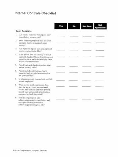 12+ Control Checklist Templates - PDF, Google Docs, Word, Pages