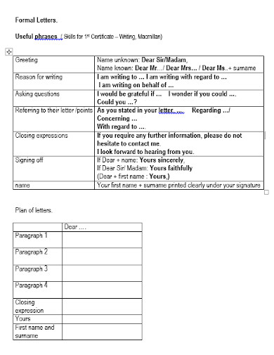 14+ Formal Letter Templates in Google Docs | Word | Pages | PDF