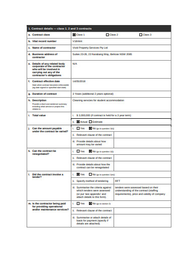 15+ Contract Register Templates - Google Docs, Word, Pages, PDF