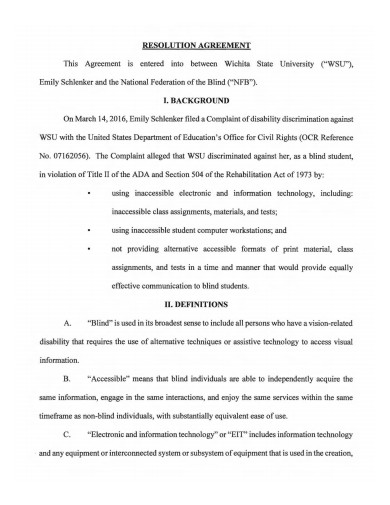 15+ Resolution Agreement Templates - Google Docs, Word, Pages, PDF