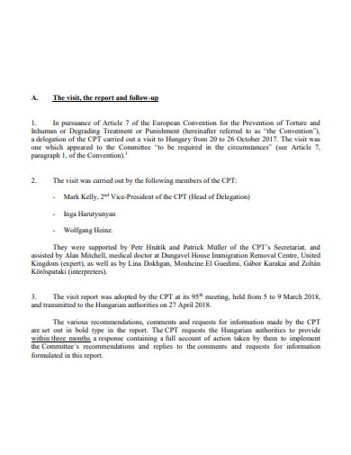 21+ Visit Report Templates - Google Docs, Pages, Word, PDF