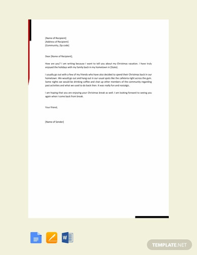 9 Friendly Letter Templates In Google Docs Word Pages PDF