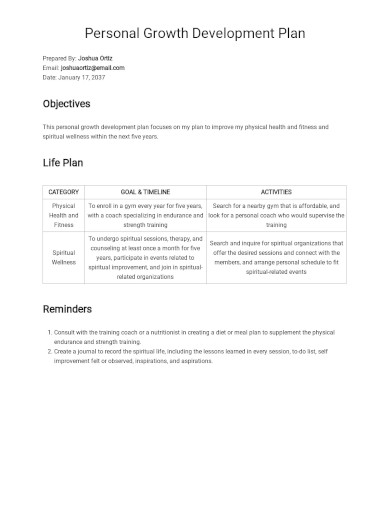 21+ Growth Plan Templates in Google Docs | Word | Pages | PDF