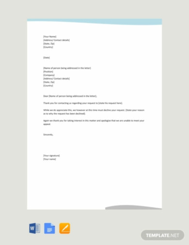 15+ Response Letter Templates in Google Docs | Word | Pages | PDF