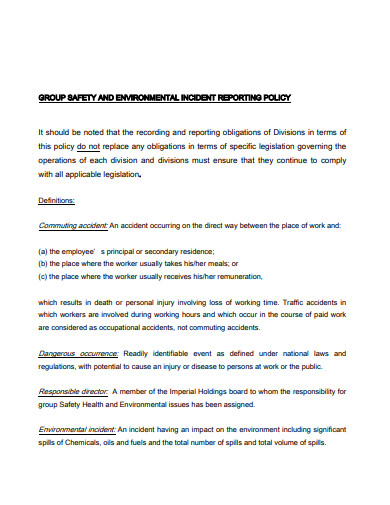 15+ Safety Report Templates - Google Docs, MS Word, Pages, PDF