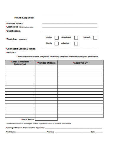 16+ Log Sheet Templates in Google Docs | Google Sheets | Word | Pages ...