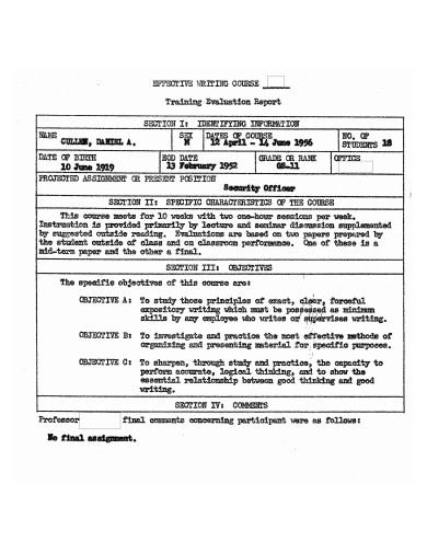 14+ Training Evaluation Report Templates - Google Docs, Word, Pages, PDF