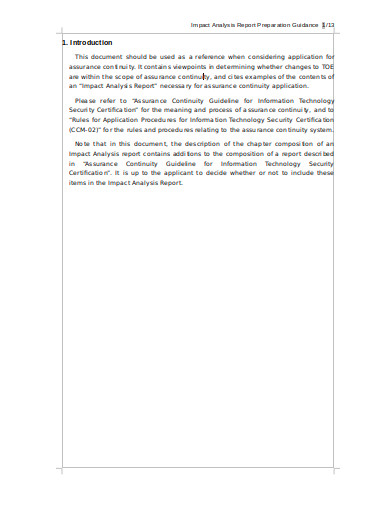 17+ Impact Analysis Templates - Google Docs, Word, Pages, PDF