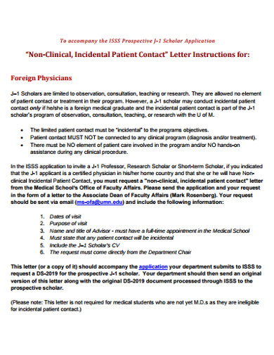 9+ Contact Letter Templates - Google Docs, Word, Pages, PDF