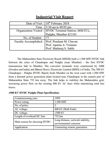 21+ Visit Report Templates - Google Docs, Pages, Word, PDF