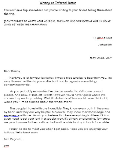 8 Informal Letter Templates In Google Docs Word Pages PDF