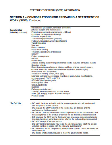 14+ Work Statement Templates in Google Docs | Word | Pages | PDF