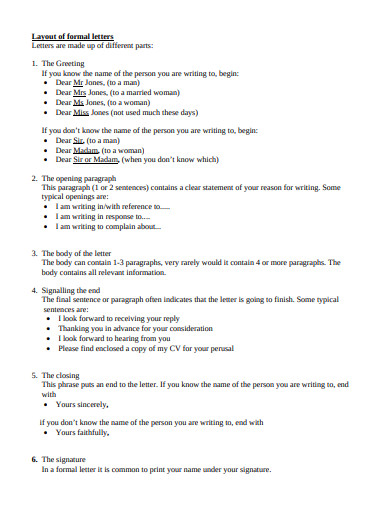 14+ Formal Letter Templates in Google Docs | Word | Pages | PDF