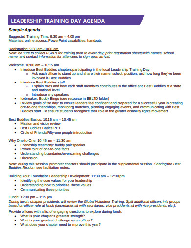 21+ Training Agenda Templates in Word | Pages | PDF