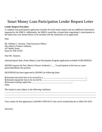 5+ Loan Request Letter Templates in Google Docs | Word | Pages | PDF