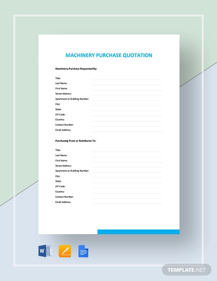 10+ Purchase Quotation Templates - Free Samples, Examples Format Download