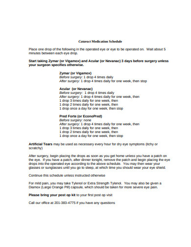 8+ Medication Schedule Templates in Google Docs | Google Sheets | XLS ...