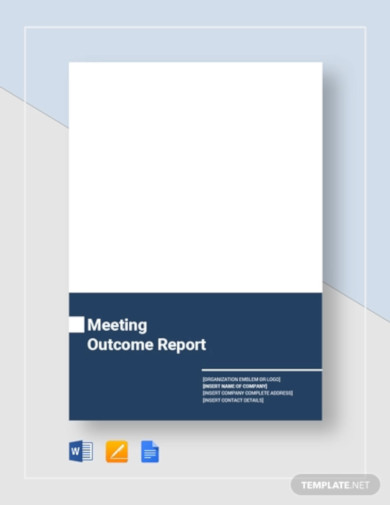11+ Outcome Report Templates Google Docs | Word | Pages | PDF | Excel