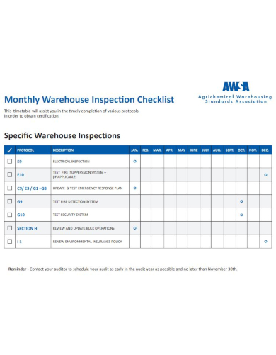 10+ Storage Checklist Templates - Google Docs, Word, Pages, PDF