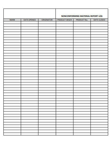 13+ Log Report Templates in Pages | Word | PDF