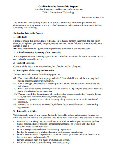 11+ Outline Report Templates in Google Docs | Word | Pages | PDF