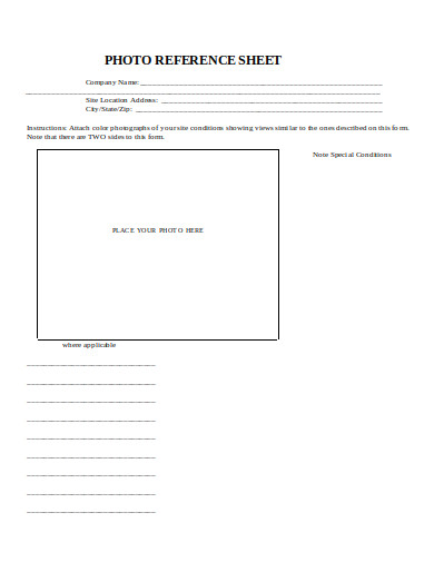 5+ Reference Sheet Templates in Google Docs | Google Sheets | Word ...
