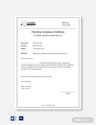 20+ Compliance Certificate Templates - Word, PSD, PDF