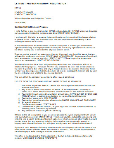 6+ Negotiation Letter Templates in Google Docs | Word | Pages | PDF