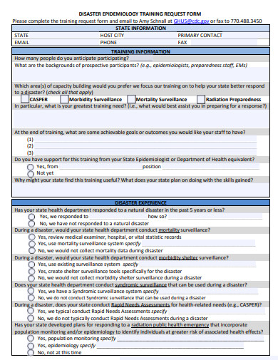 16+ Training Request Form Templates in PDF