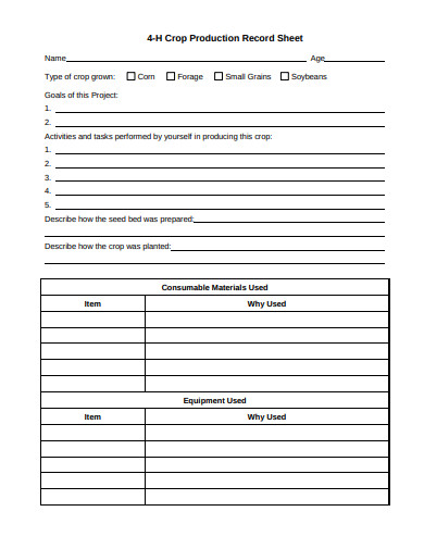 11+ Production Sheet Templates - Google Docs, Google Sheets, Excel ...
