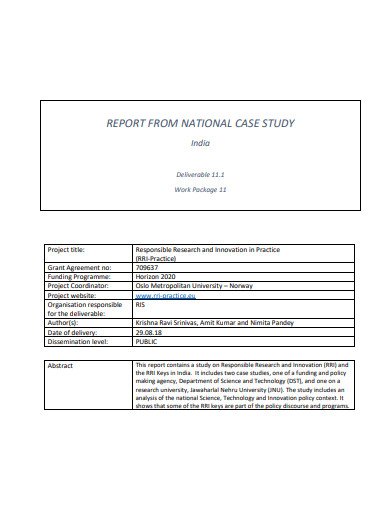 7+ Case Study Report Templates in Google Docs | PDF | DOC | Pages