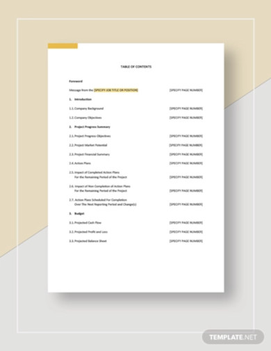 Progress Report Template - 32+ Free Word, PDF, Google Docs, Apple Pages ...
