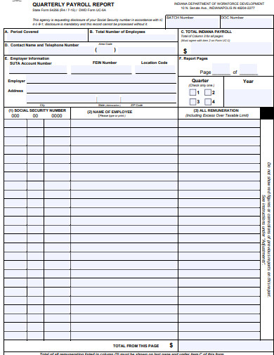 10+ Payroll Report Templates in PDF | DOC
