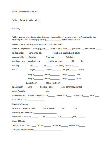 11+ Quotation Letter Templates in Google Docs | Word | Page | PDF