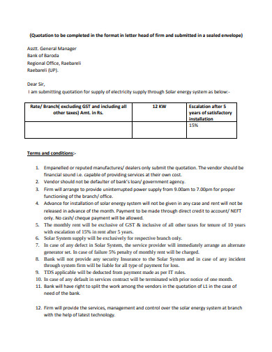 11+ Quotation Letter Templates in Google Docs | Word | Page | PDF