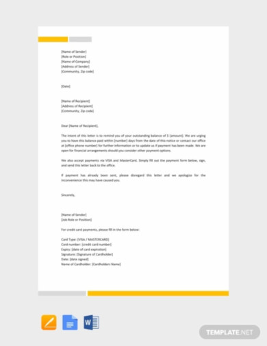 13+ Reminder Letter Templates in Google Docs | Word | Pages | PDF