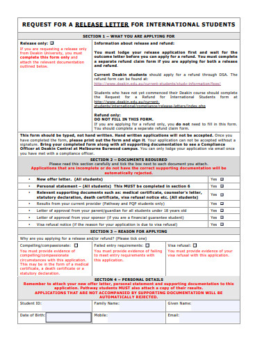 10+ Release Letter Templates in Google Docs | Word | Outlook | Apple ...