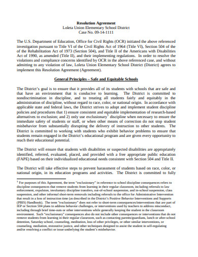 15+ Resolution Agreement Templates - Google Docs, Word, Pages, PDF