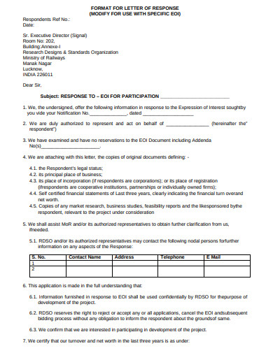 15+ Response Letter Templates in Google Docs | Word | Pages | PDF
