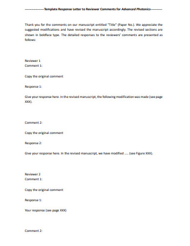 15+ Response Letter Templates in Google Docs | Word | Pages | PDF