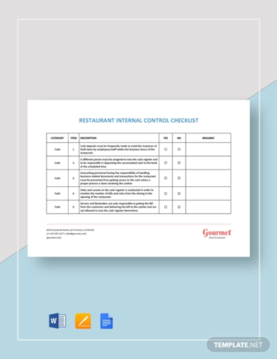 12+ Control Checklist Templates - PDF, Google Docs, Word, Pages