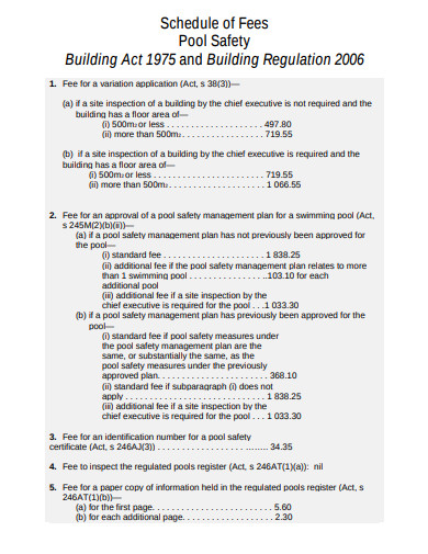 11+ Safety Schedule Templates - Google Docs, MS Word, Pages, PDF