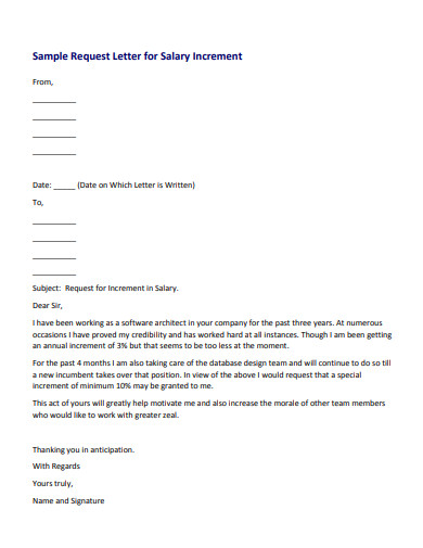 5+ Increment Letter Templates - Google Docs, Word, Pages, PDF