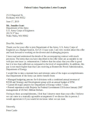 6+ Negotiation Letter Templates in Google Docs | Word | Pages | PDF