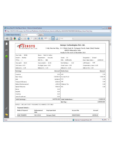 12+ Salary Sheet Templates in PDF